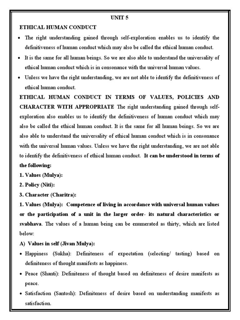 Unit 5 | PDF | Professional Ethics | Competence (Human Resources)