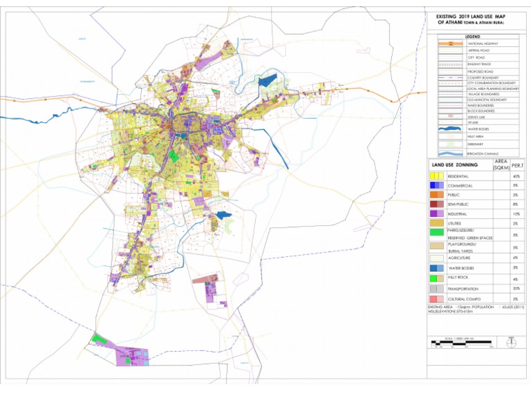 Athani Town Map, Athani | PDF