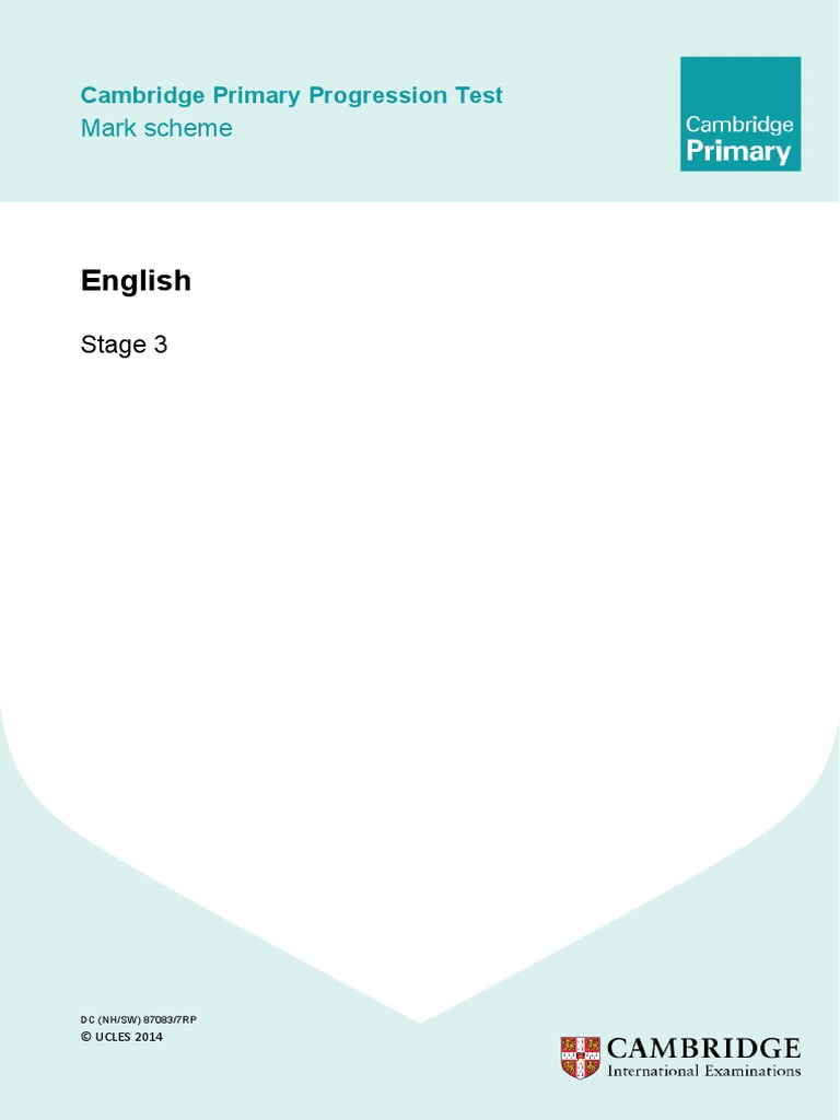 English - Stage - 3 - Answer Key | PDF | Sentence (Linguistics) | Word