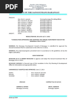 BARANGAY RESOLUTION Reprogramming | PDF | Government