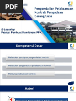 Pengendalian Pelaksanaan Kontrak - Standar 2025 | PDF