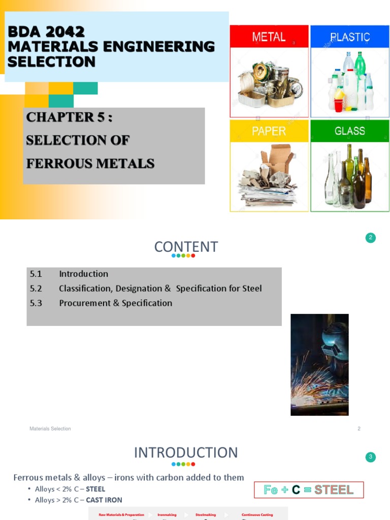 Chapter 5a Material Selection | PDF | Stainless Steel | Steel