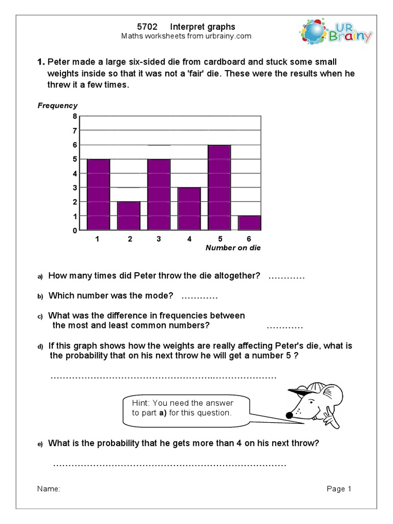Kids' Math Graphs & Probability | PDF | Graph Theory | Mathematical ...