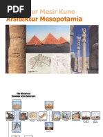 Materi ARSITEKTUR MESIR KUNO DAN MESOPOTAMIA | PDF | Ilmu Sosial