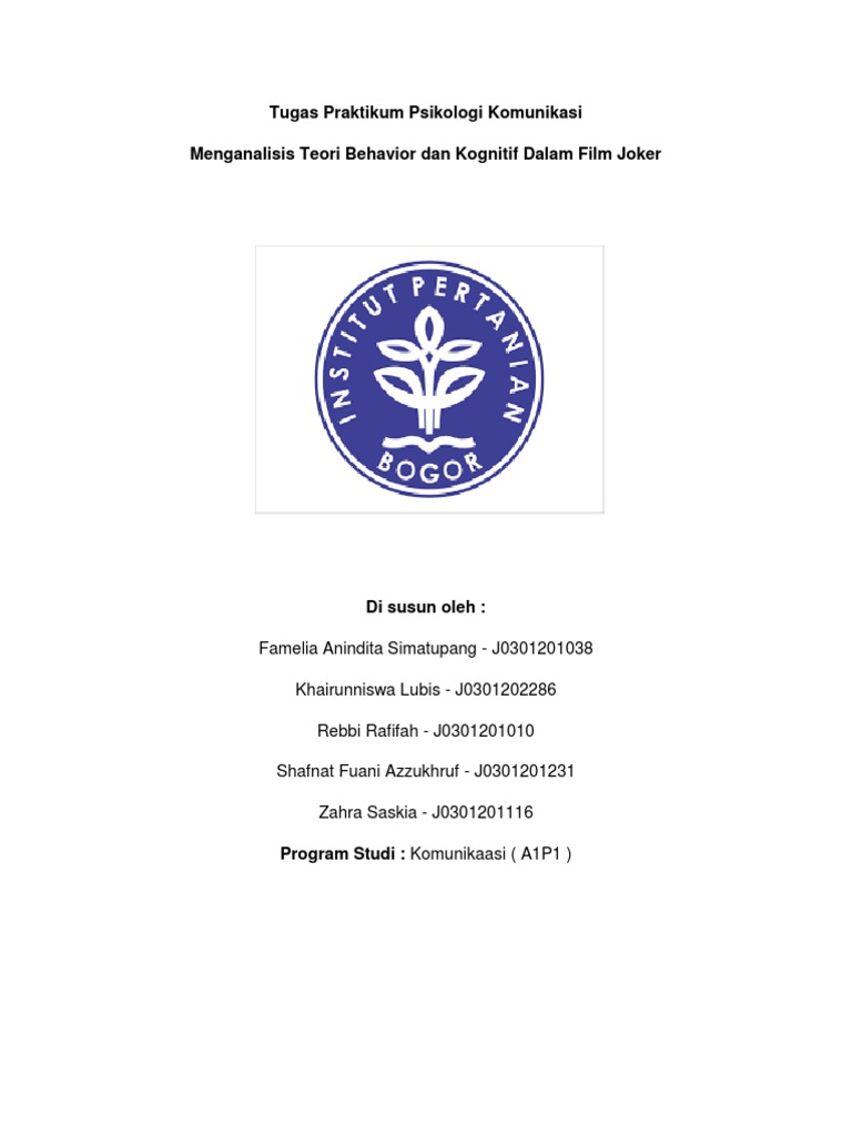 Tugas Praktikum Psikom | PDF