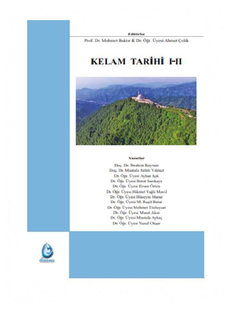 Kelam Tarihi (Kelam İlmi Yöntemi) | PDF