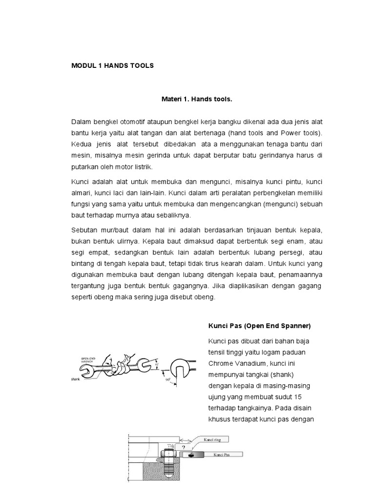 Panduan Lengkap Alat Tangan Otomotif | PDF