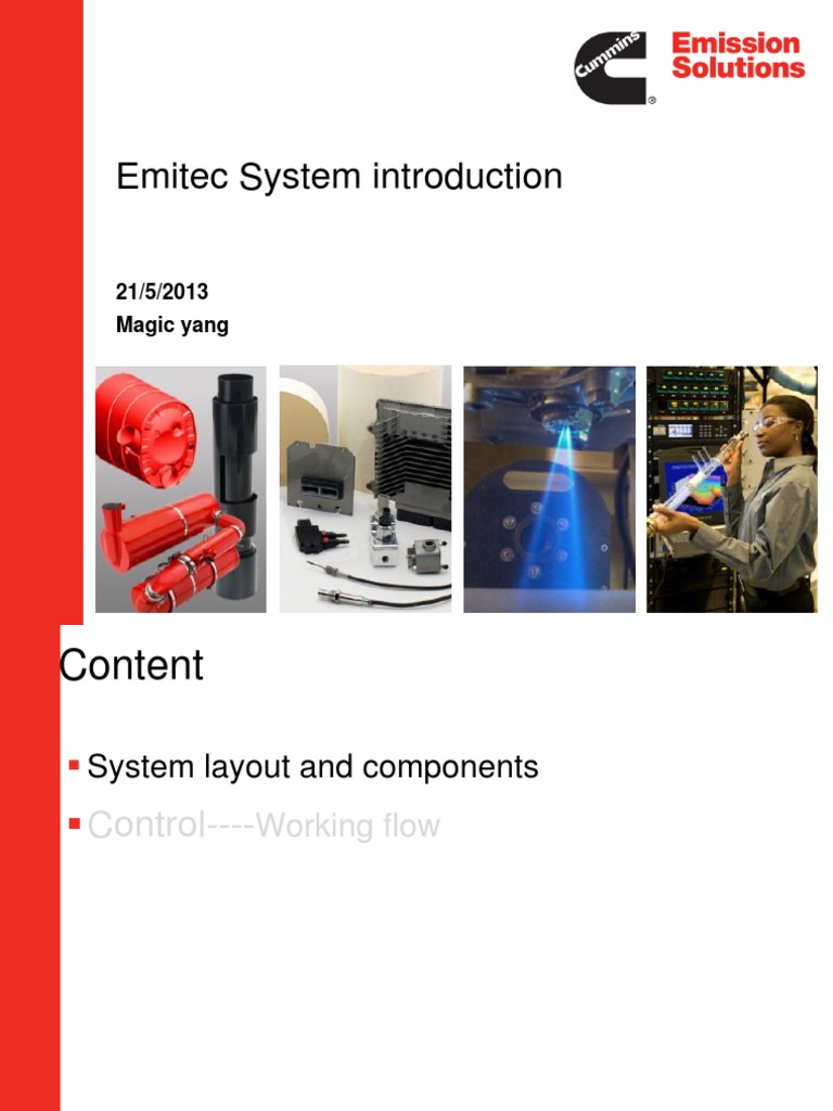 Emitec (Groundfos) System Introduction | PDF | Valve | Pump