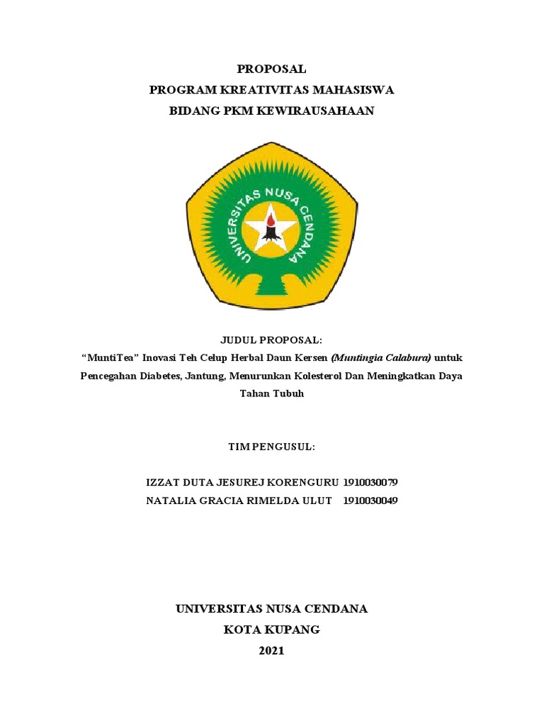 Inovasi Teh Herbal Daun Kersen | PDF | Kesehatan Holistik