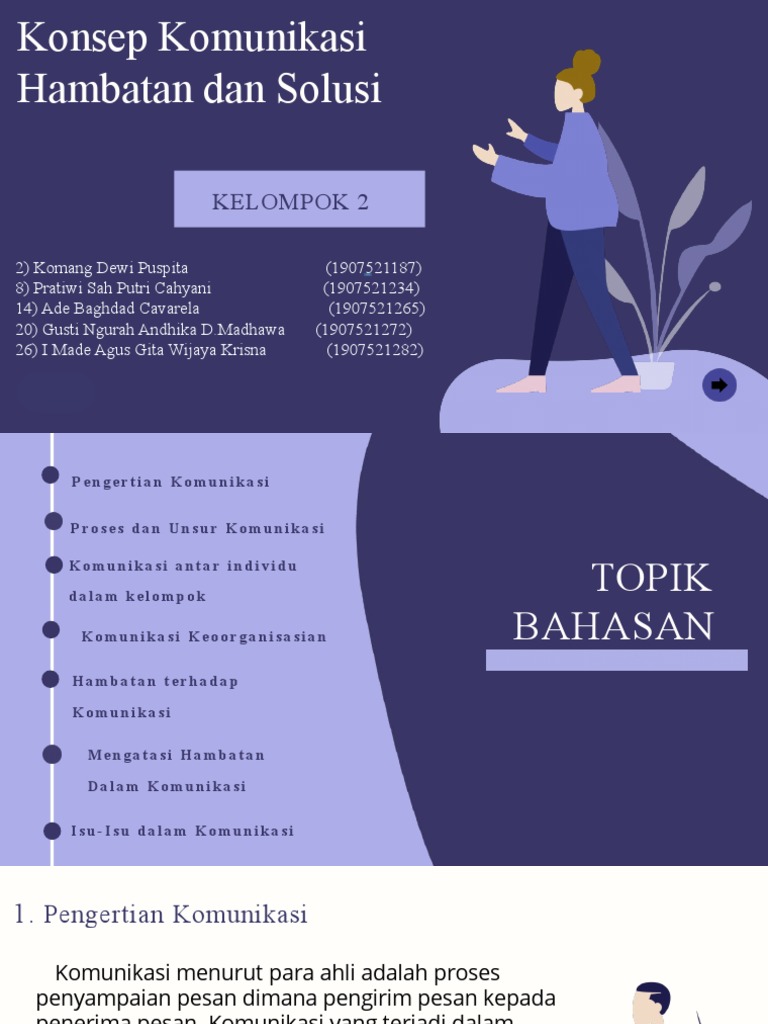 KELOMPOK 02 - PPT RPS 06 - Komunikasi, Hambatan, Dan Solusi | PDF