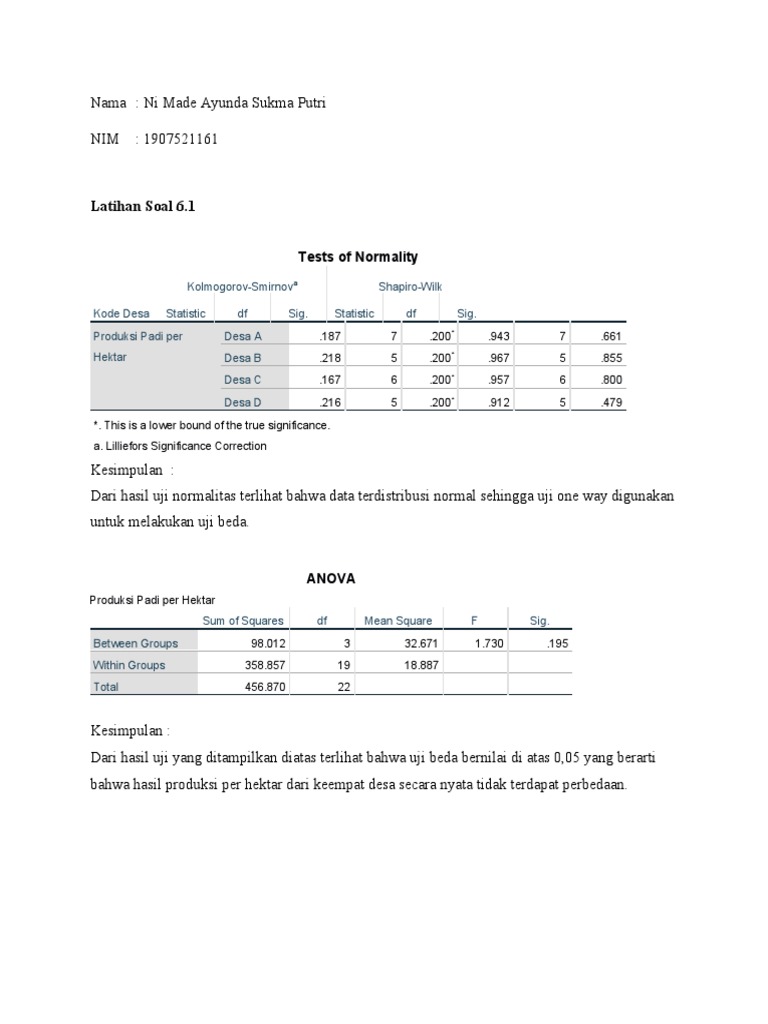 Ni Made Ayunda Sukma Putri - 1907521161 - Quiz 5 | PDF