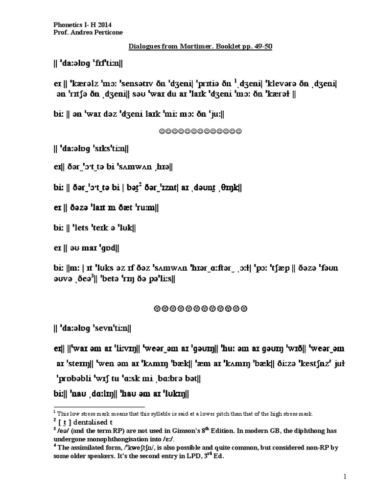 Phonetics Dialogues 2014 | PDF | Phonetics | Human Voice