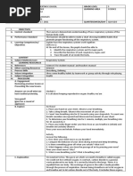 Detailed Lesson Plan Respiratory System | PDF | Respiratory Tract | Respiratory System