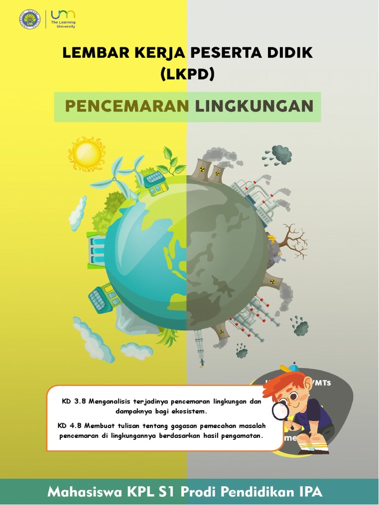 LKPD Pencemaran Lingkungan Kelas Vii | PDF