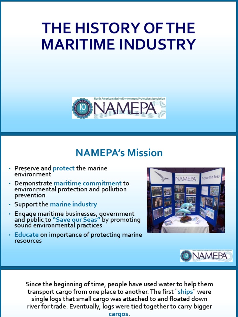 Lesson 3 The History of The Maritime Industry | PDF | Sea | Maritime ...