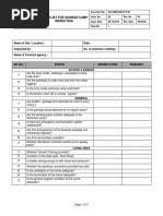 Porta Cabin Inspection Checklist | PDF | Ac Power Plugs And Sockets ...