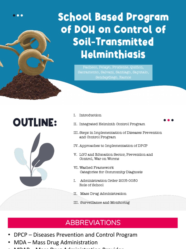 DOH School Program for Helminth Control | PDF | Health Care | Health ...