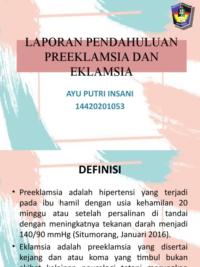 Preeklamsia Dan Eklamsia | PDF