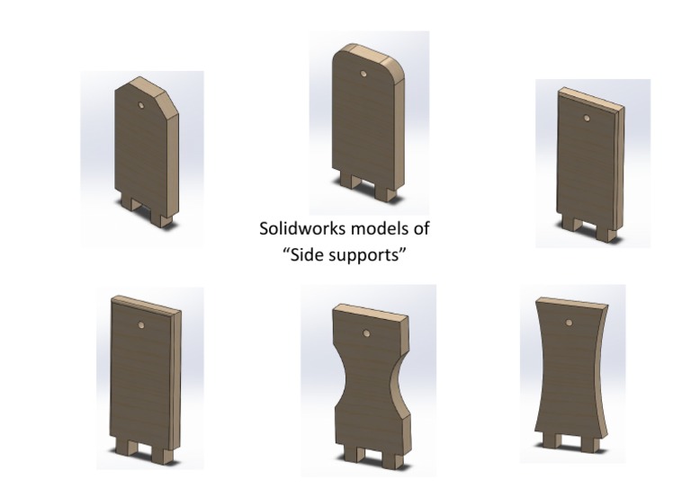 Solidworks Examples of Side Supports | PDF