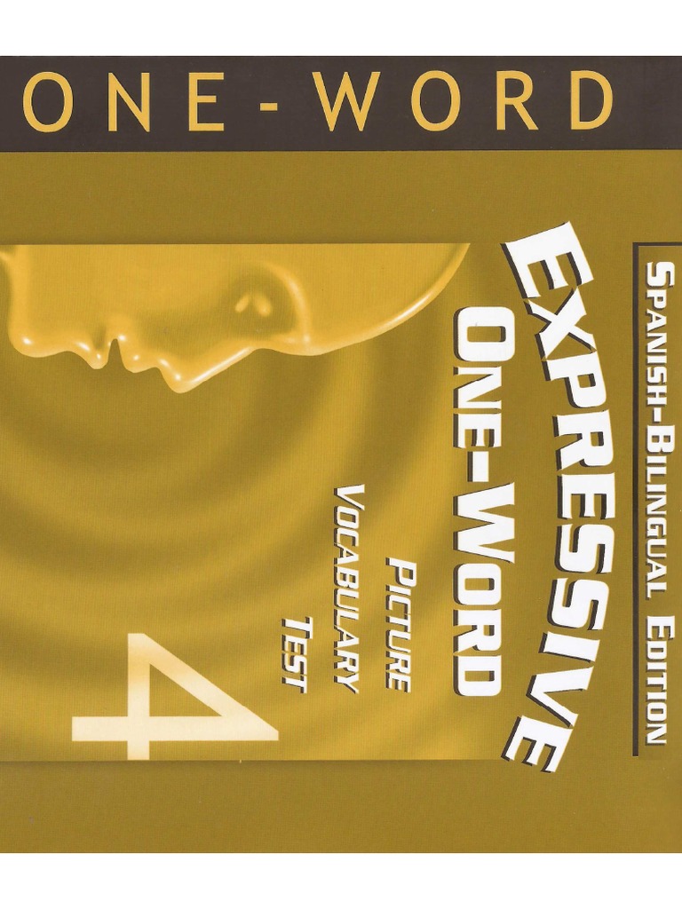 One Word Expressive - Estimulos | PDF