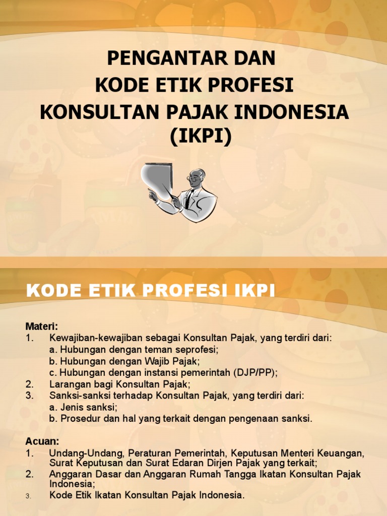 Materi THT Etika Ikpi PBB BPHTB Bea Materai | PDF