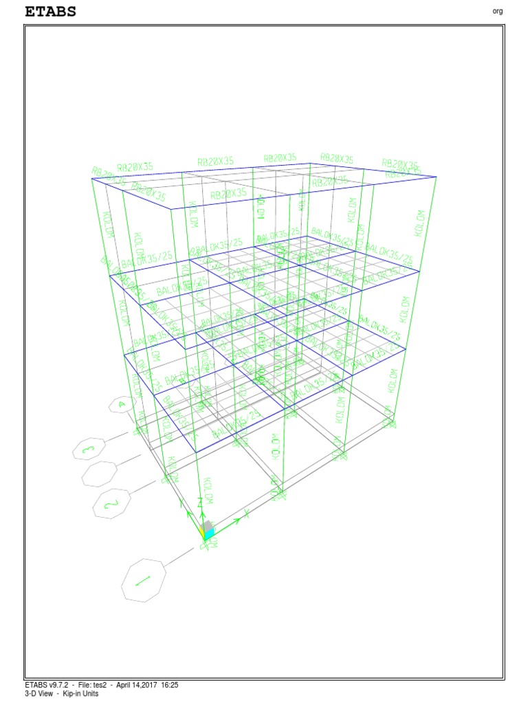 Output Etabs | PDF | Technology & Engineering