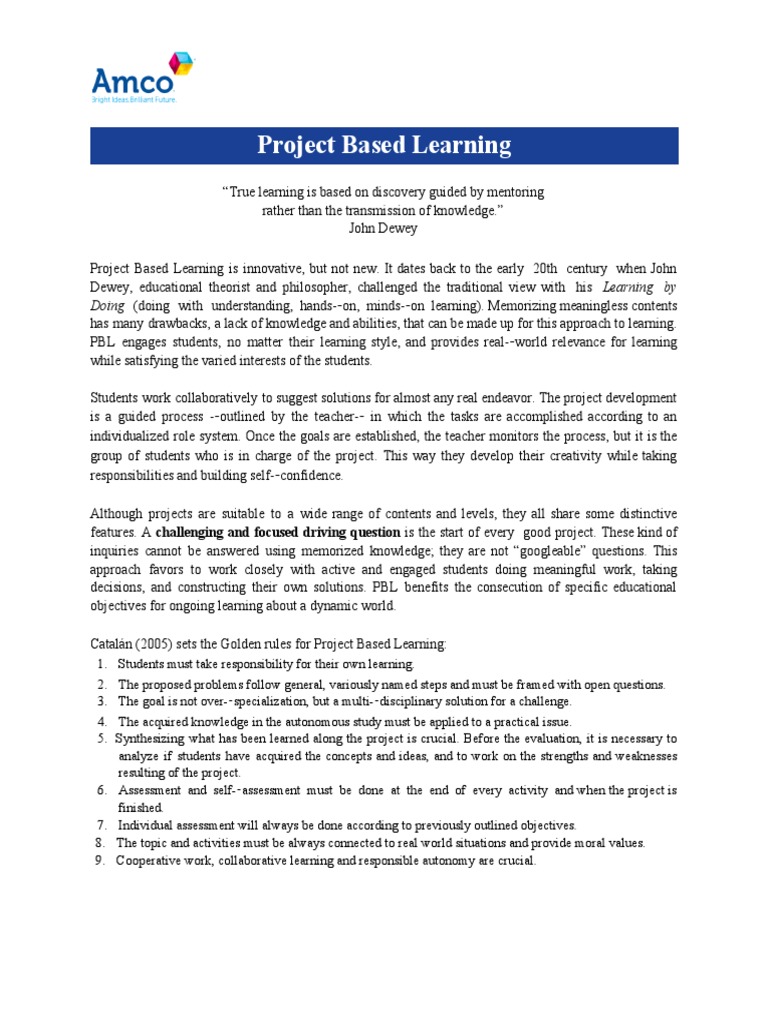 PBL Kit Elementary | PDF | Project Based Learning | Educational Assessment