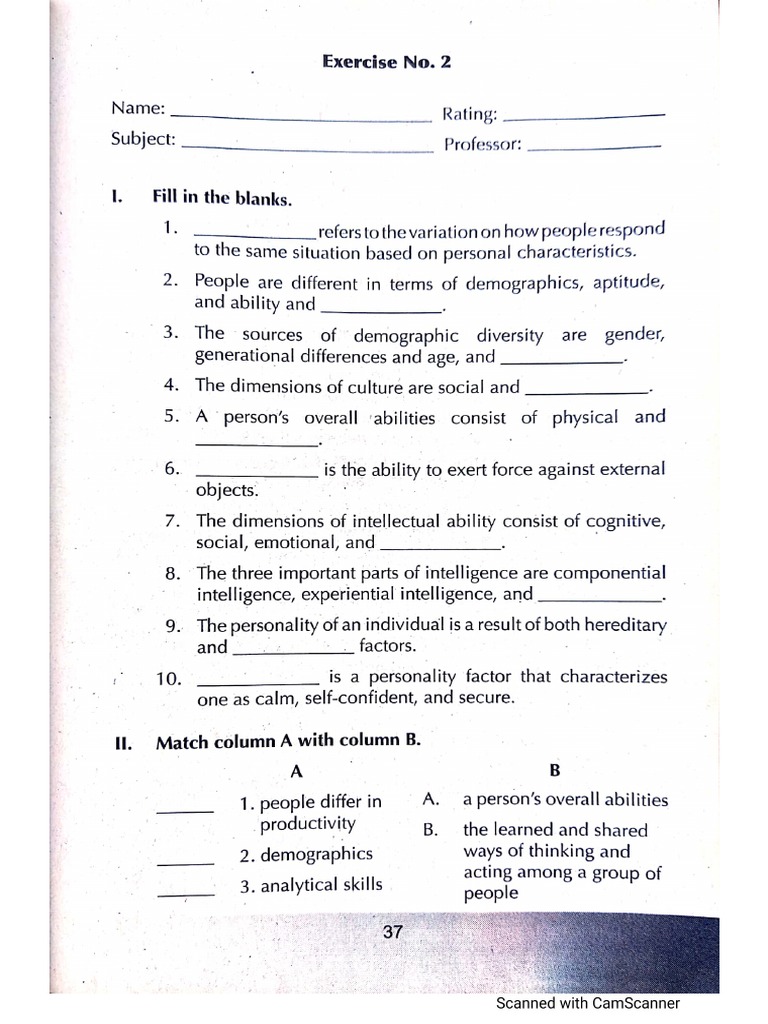 HBO (Medina) Chapter 2 Exercises | PDF
