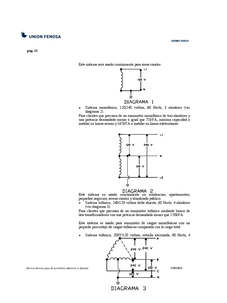 Norma #3 | PDF | Energia electrica | Voltio