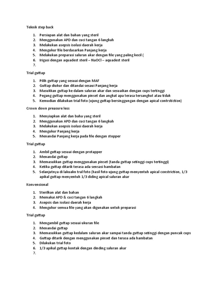 Teknik Step Back | PDF