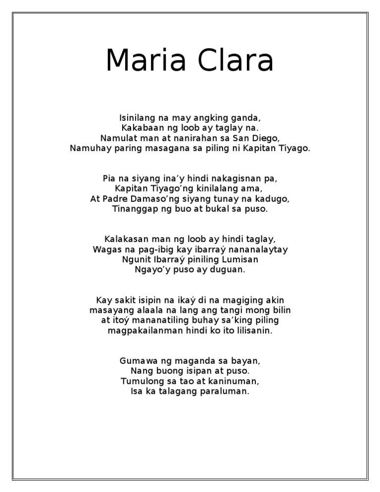 Maria Clara | PDF