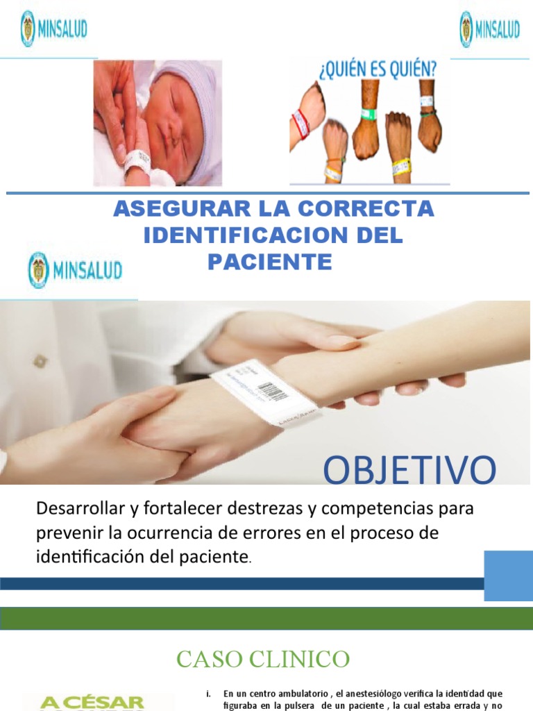 Correcta Identificacion Del Paciente. | PDF | Enfermedades y trastornos | Ciencias de la Salud