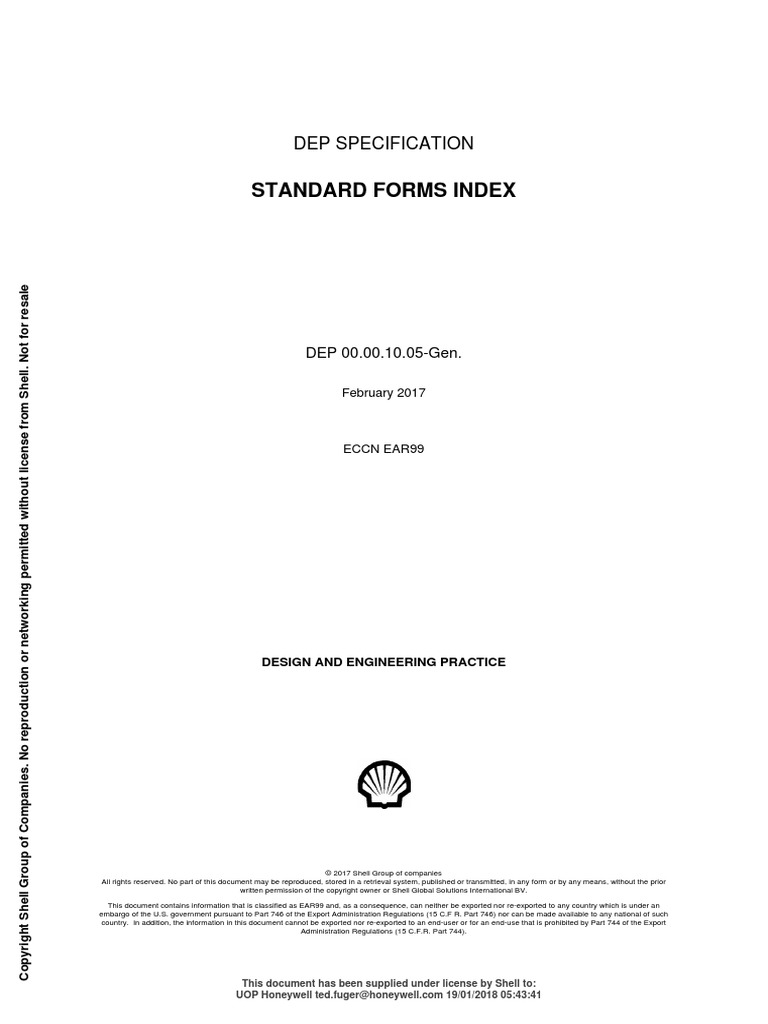 Spec - 2017-02 - A00 Standard Forms Index | PDF | Pump | Boiler