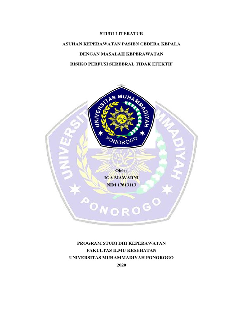 Halaman Depan Kti Iga | PDF
