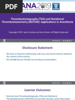ROTEM Interpretation | PDF | Coagulation | Blood