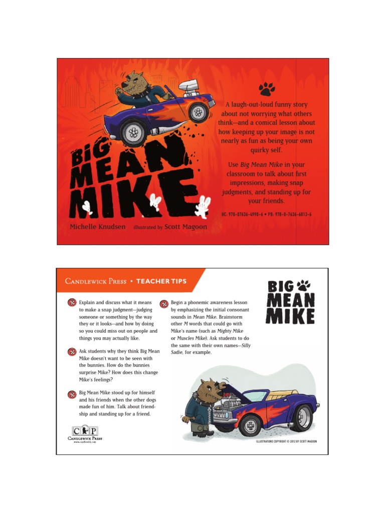 Big Mean Mike Teacher Tip Card | PDF