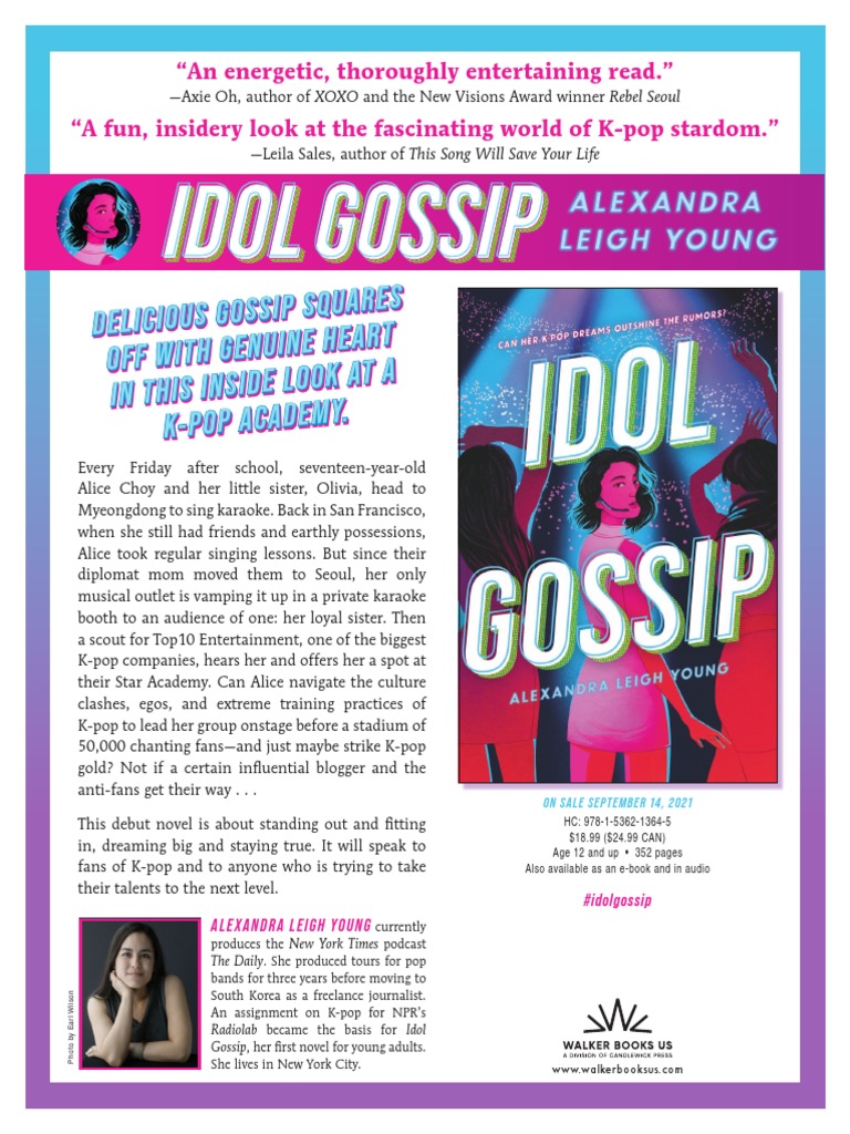 Idol Gossip by Alexandra Leigh Young Authors Note | PDF | Entertainment ...