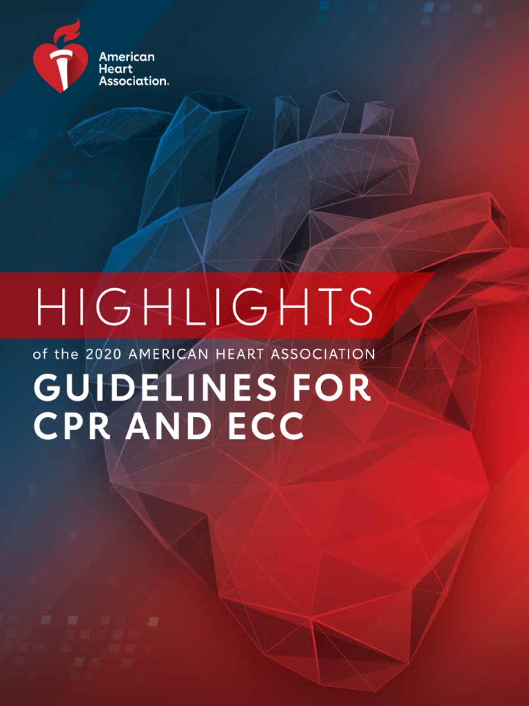 2020 Aha Guidelines For Cpr And Ecc Printable Pdf Cardiopulmonary