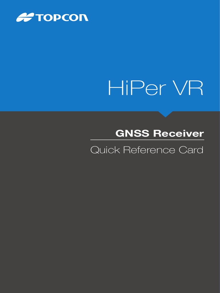 Hiper VR: Quick Reference Card | Download Free PDF | Electromagnetic ...