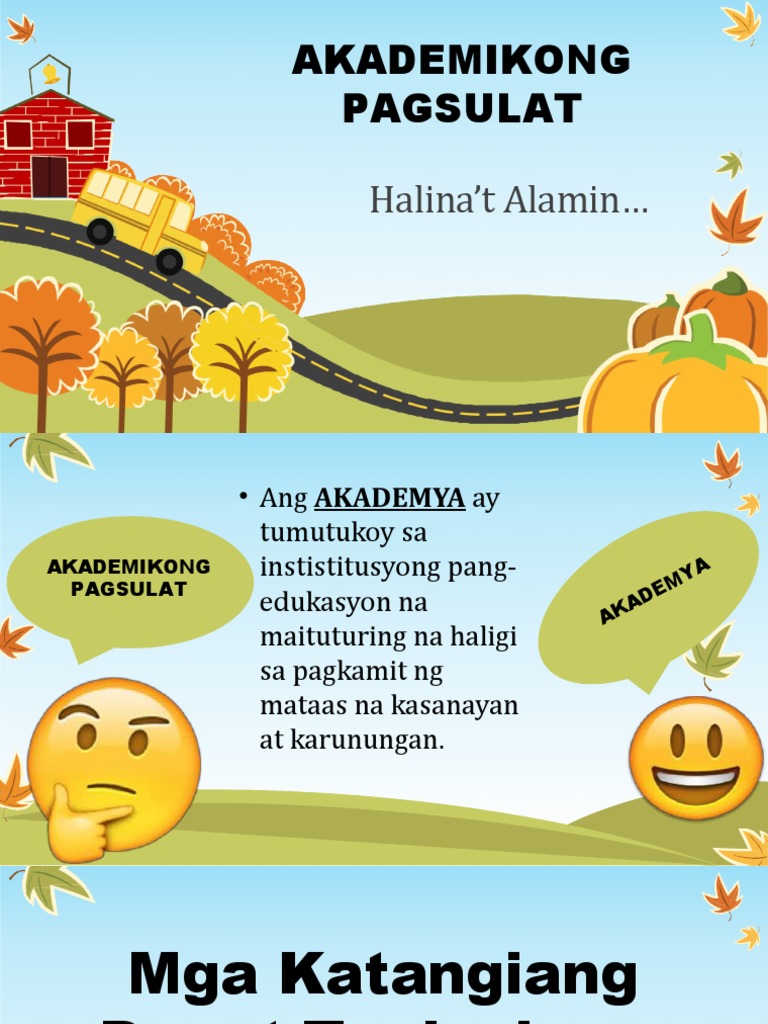 Akademikong Pagsulat | PDF
