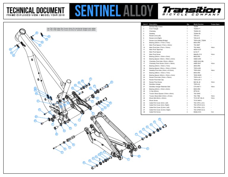 2018ExplodedViews Sentinel | PDF | Equipment | Wheeled Vehicles