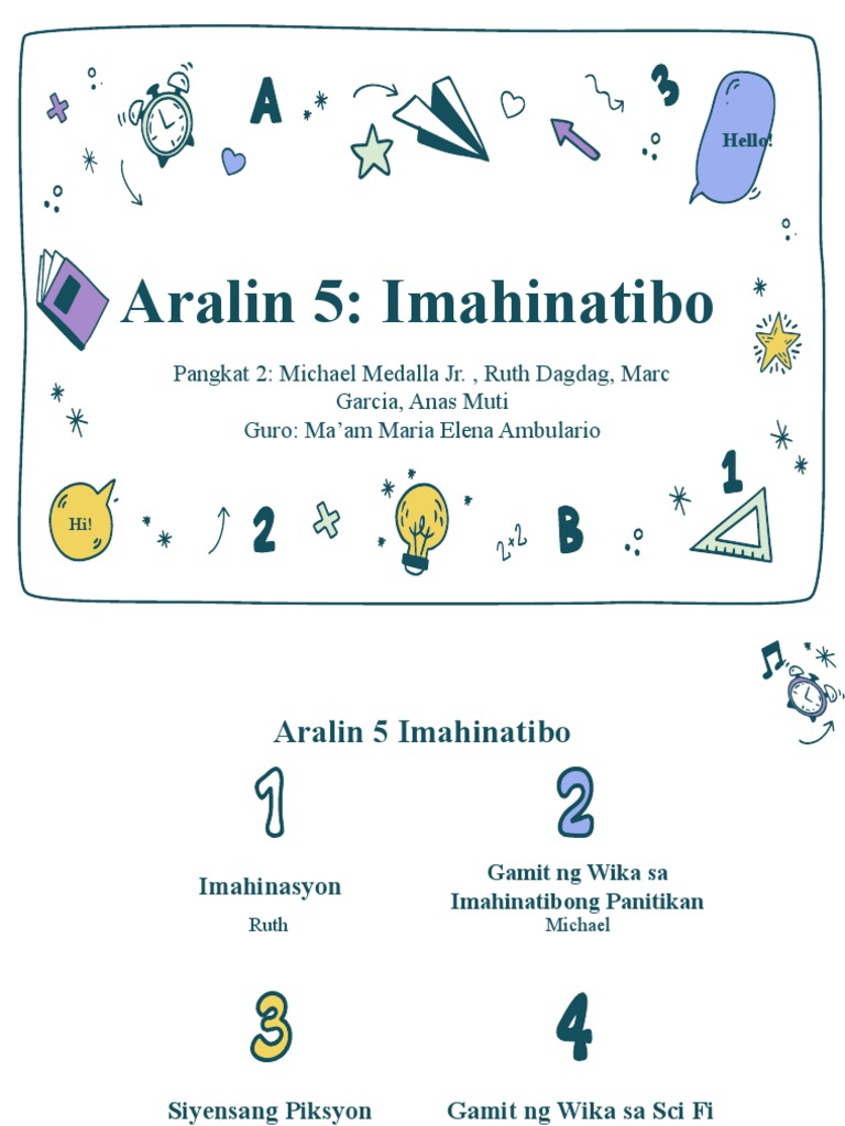 Aralin 5 Imahinatibo | PDF