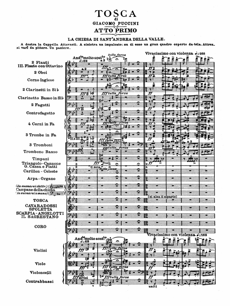 Tosca Partitura | PDF