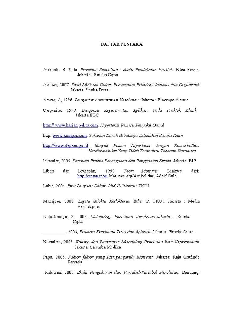 Daftar Pustaka Budi Santoso | PDF
