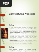 Industrial Materials and Processes Handout | PDF | Casting | Metals