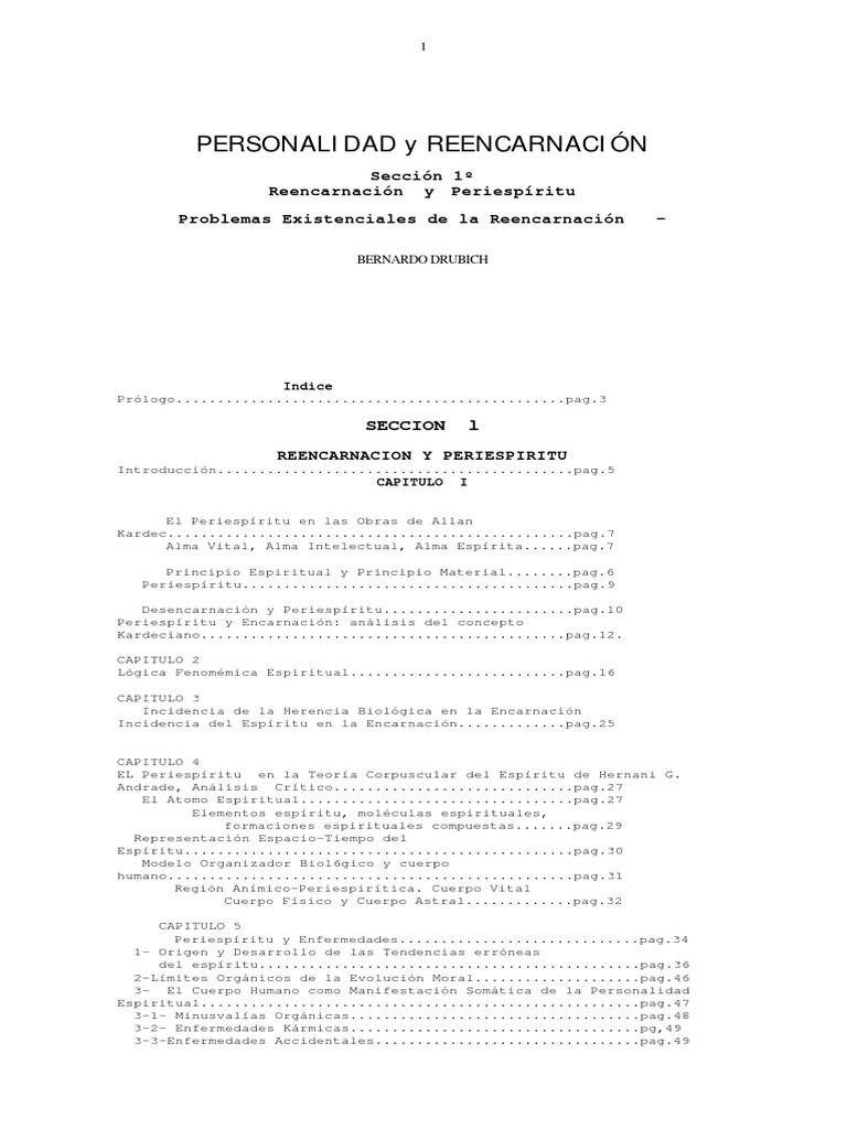 Personalidad y Reencarnacion de Drubich | PDF | Alma | Importar