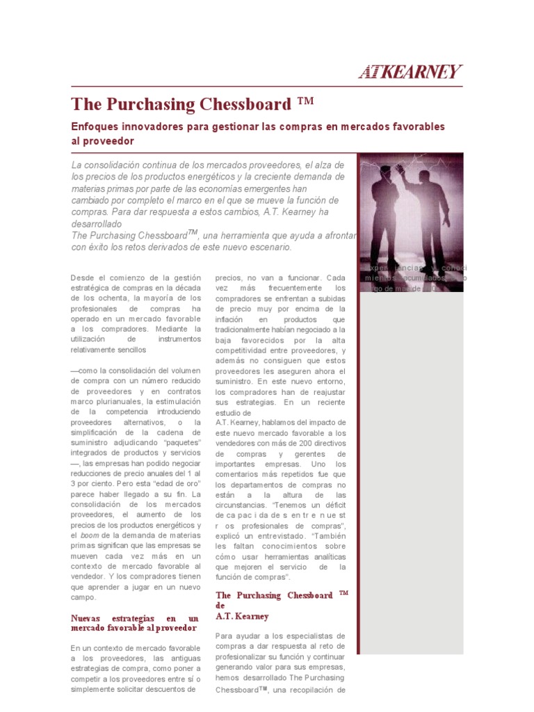Purchasing Chessboard ES Tablero | PDF | Precios | Mercado (economía)