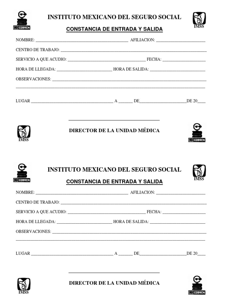 Constancia Imss | PDF