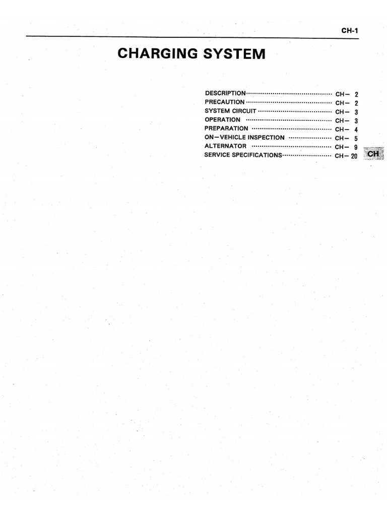 7afe 07 Charging System | PDF