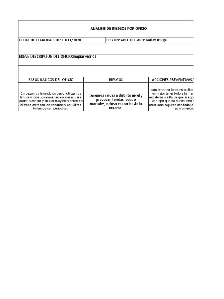 Formato de Aro | PDF